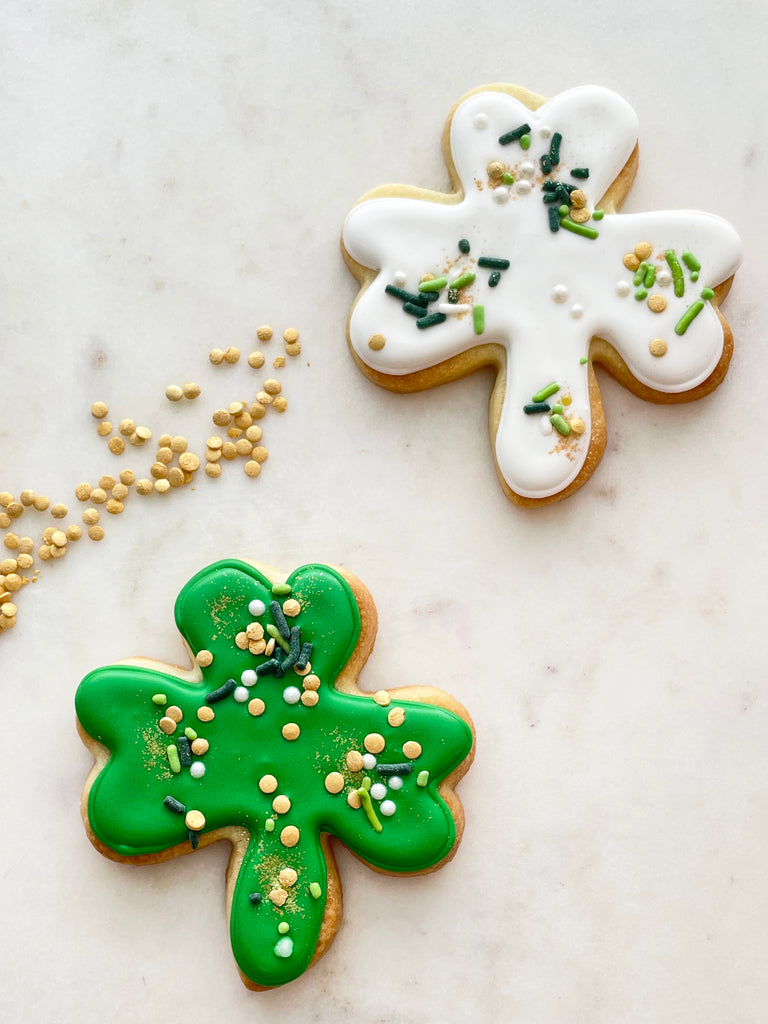 St Patricks Day Iced or Sugar Shamrock Cookies – The Solvang Bakery