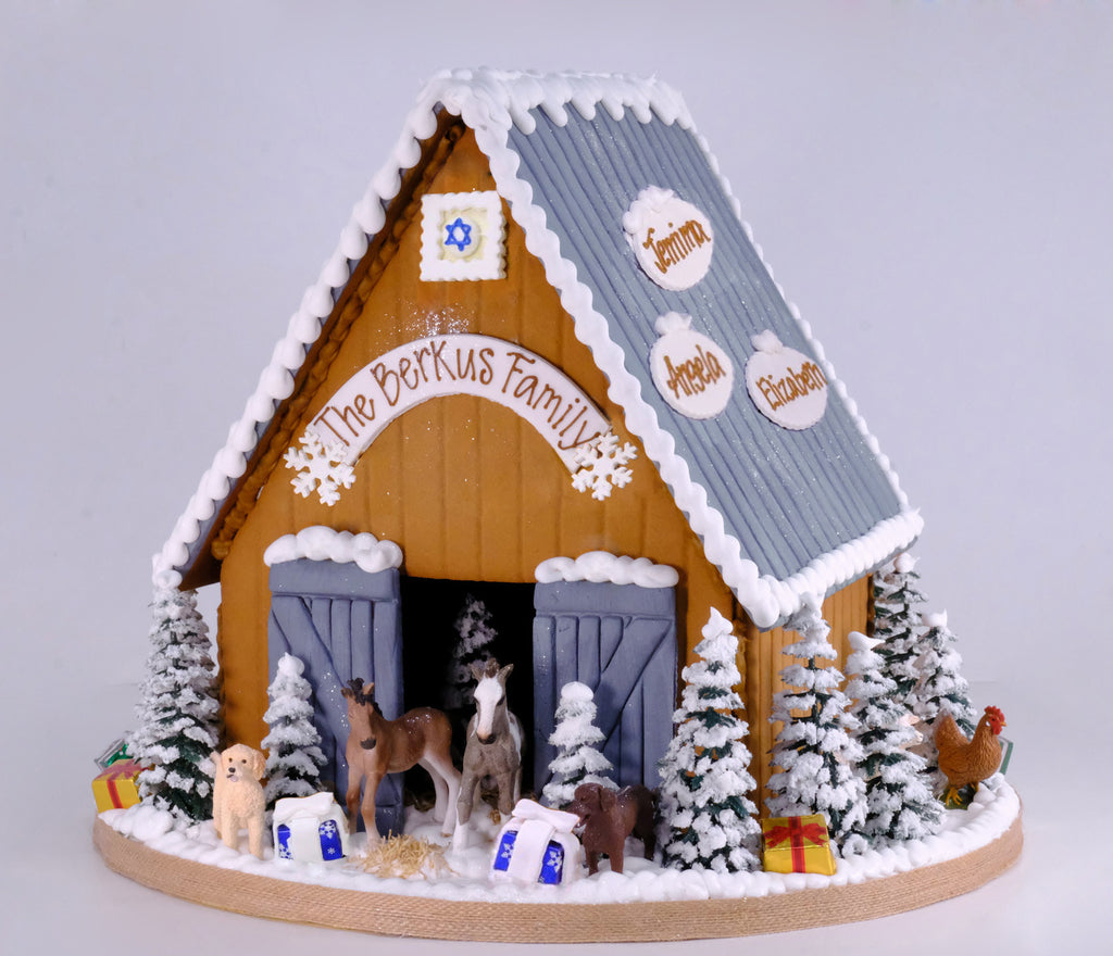 Traditional Barn Gingerbread House – The Solvang Bakery