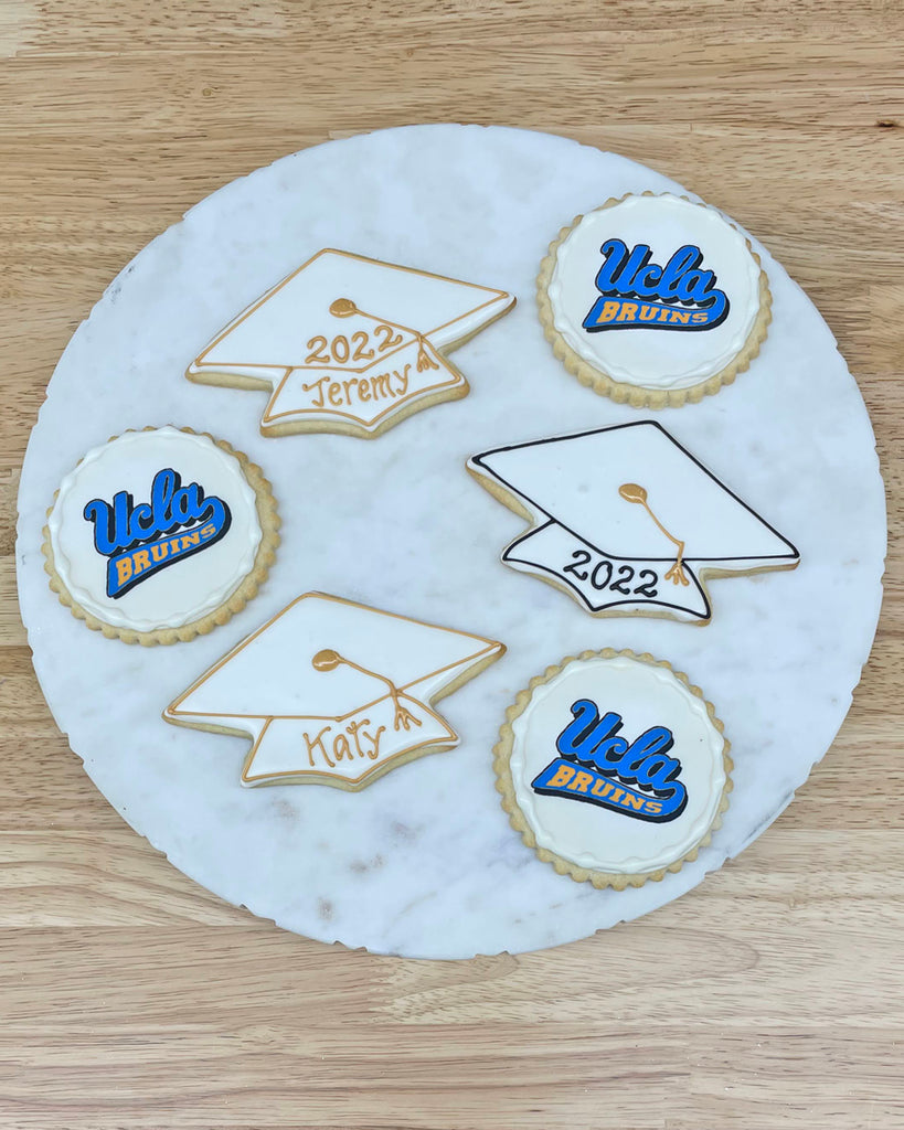 Iced Graduation Cap Cookies – The Solvang Bakery