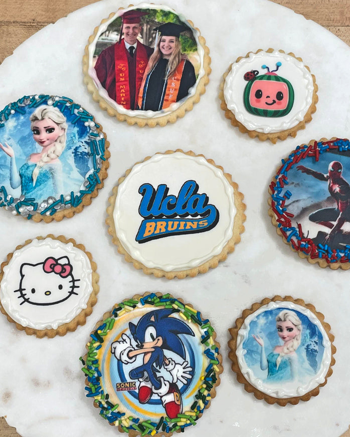 Iced Custom Photo and Logo Cookies – The Solvang Bakery