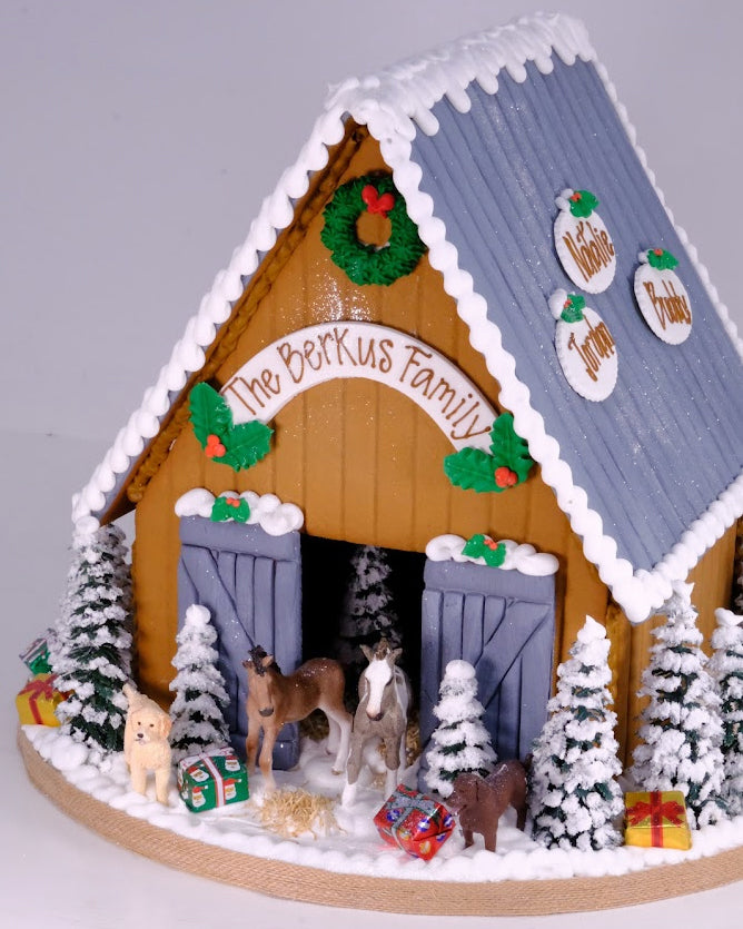 Traditional Barn Gingerbread House – The Solvang Bakery