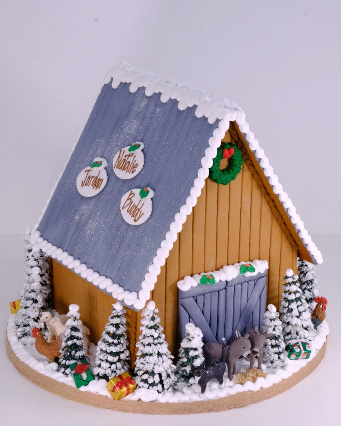 Traditional Barn Gingerbread House – The Solvang Bakery
